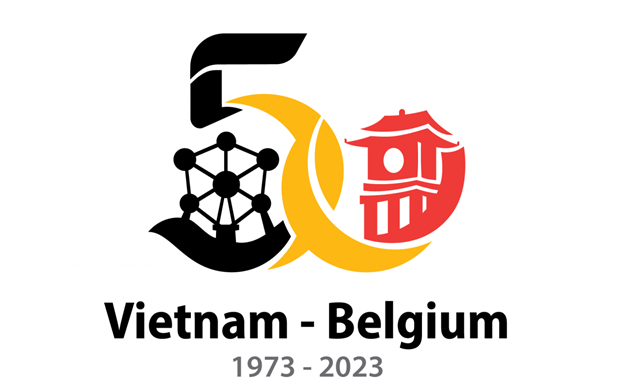 Công bố chính thức logo kỷ niệm 50 năm quan hệ ngoại giao Việt Nam-Bỉ